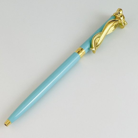 Tiffany & Co. | Office | Tiffany Blue Purse Pen With Gold Bow Blue Ink ...